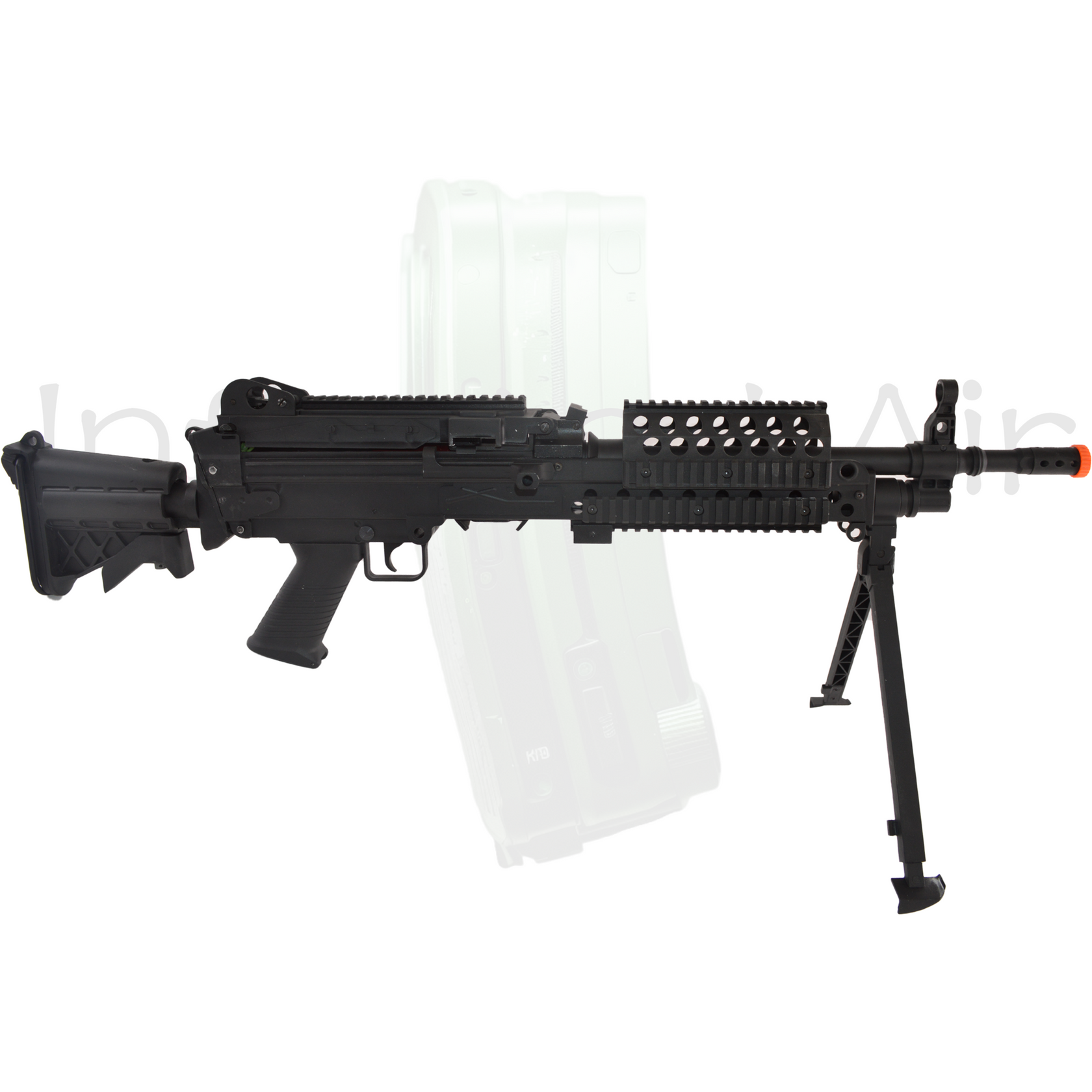 Cybergun FN Licensed M249 "Featherweight" Airsoft Machine Gun (Model ...