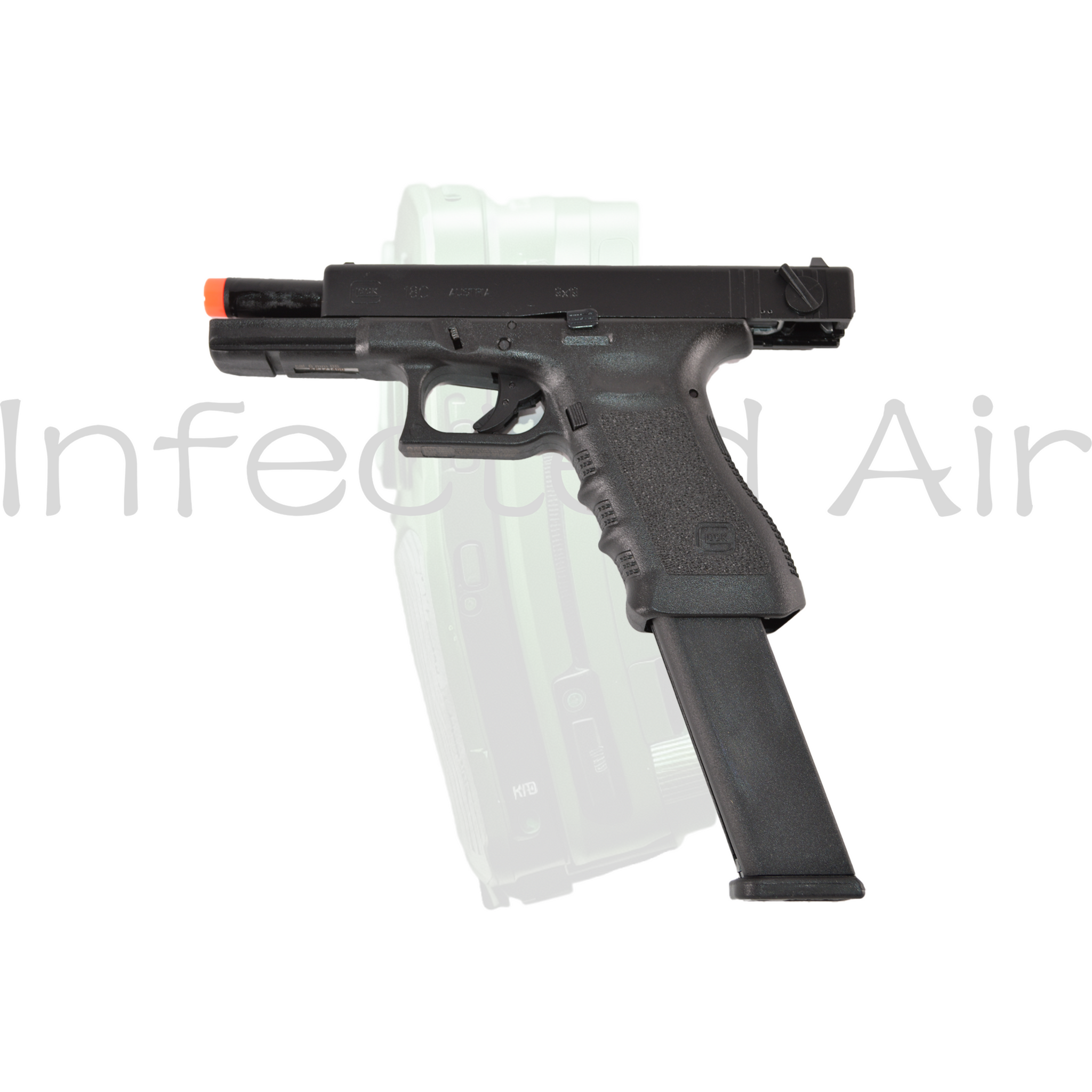 Elite Force Fully Licensed GLOCK 18C Semi / Full Auto Gas Blowback Air ...